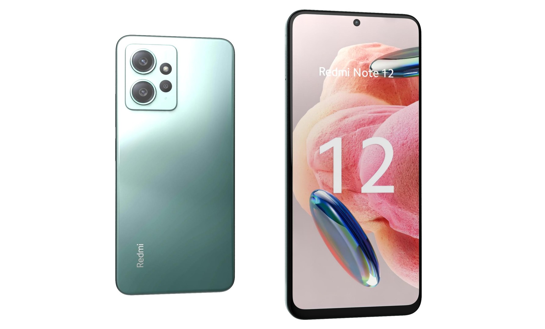 Xiaomi Redmi Note 12 4G Green Model - TurboSquid 2049064