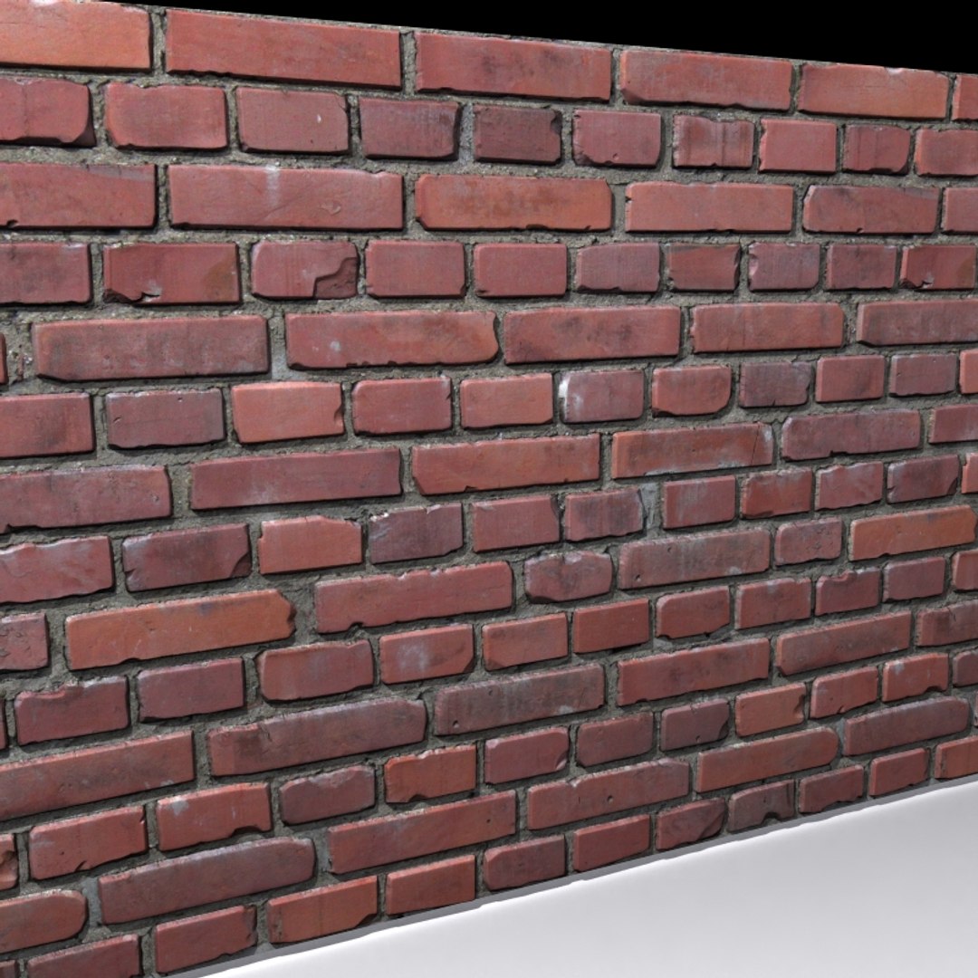 3d Brick Wall 04