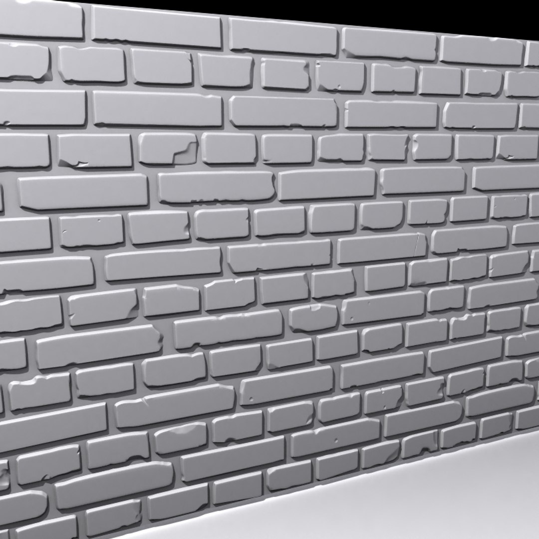 3d Brick Wall 04