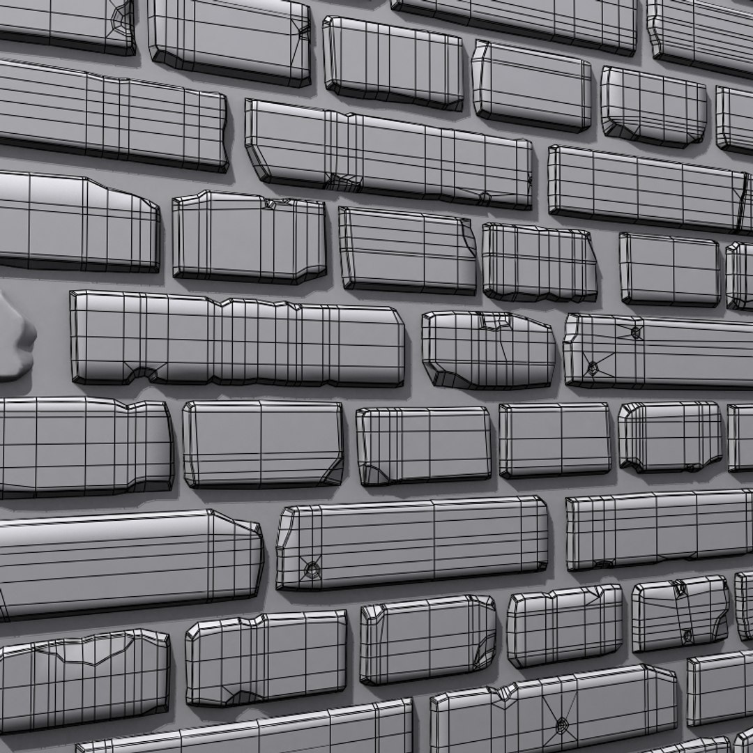 3d Brick Wall 04