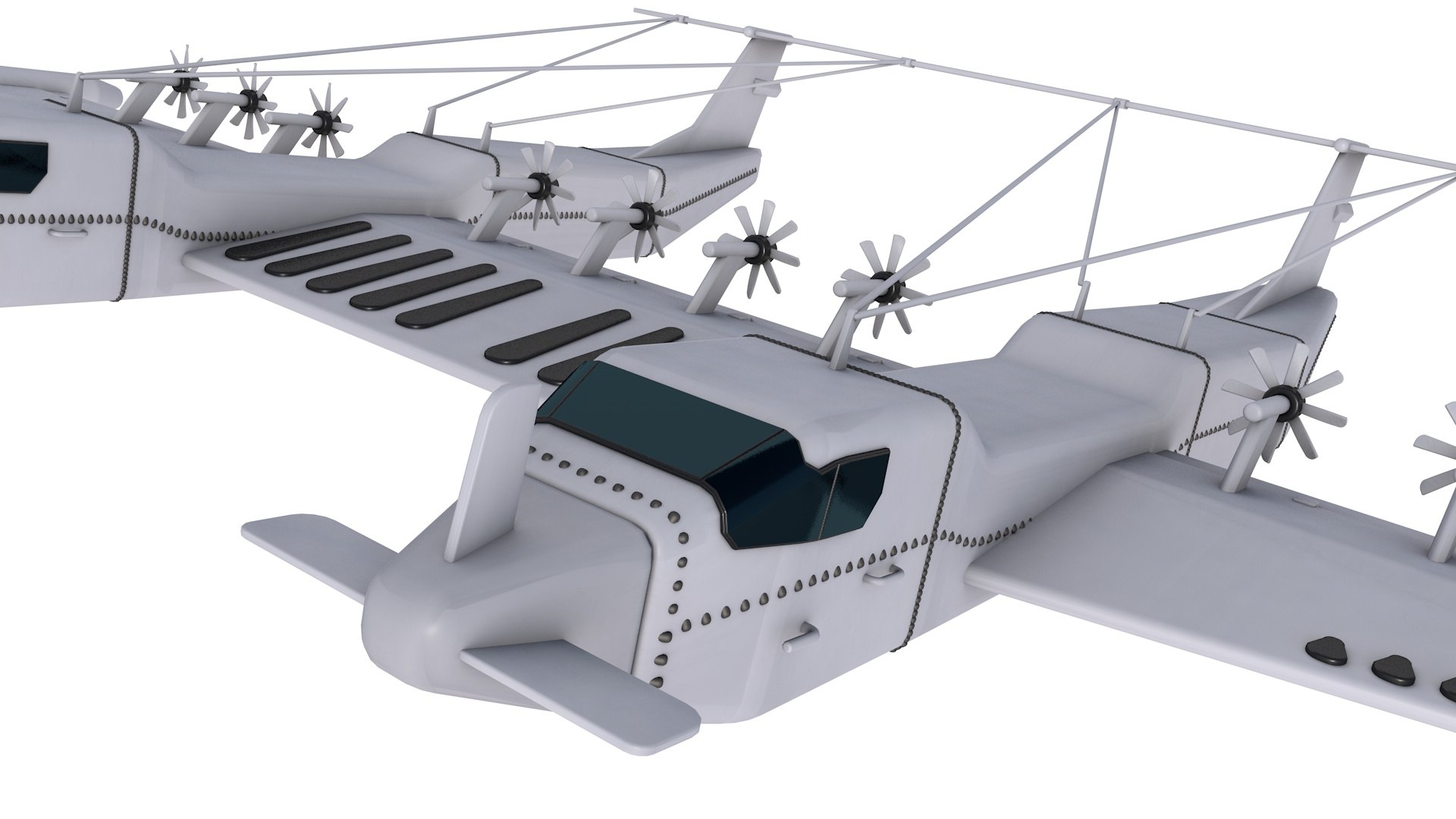 Liberty Lifter DARPA Seaplane 3D model - TurboSquid 2138611