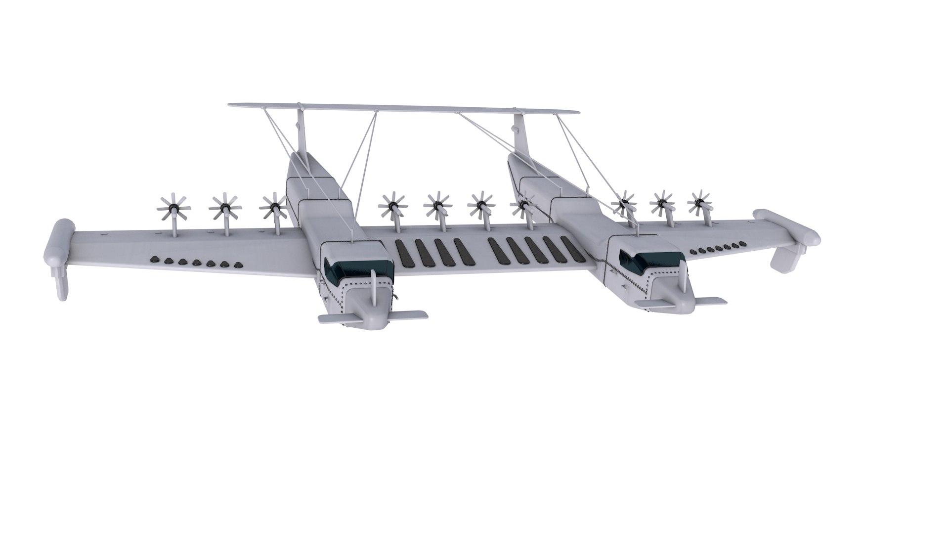 Liberty Lifter DARPA Seaplane 3D model - TurboSquid 2138611