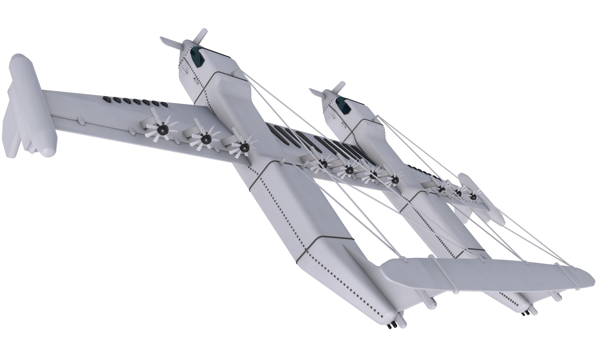 Liberty Lifter DARPA Seaplane 3D model - TurboSquid 2138611