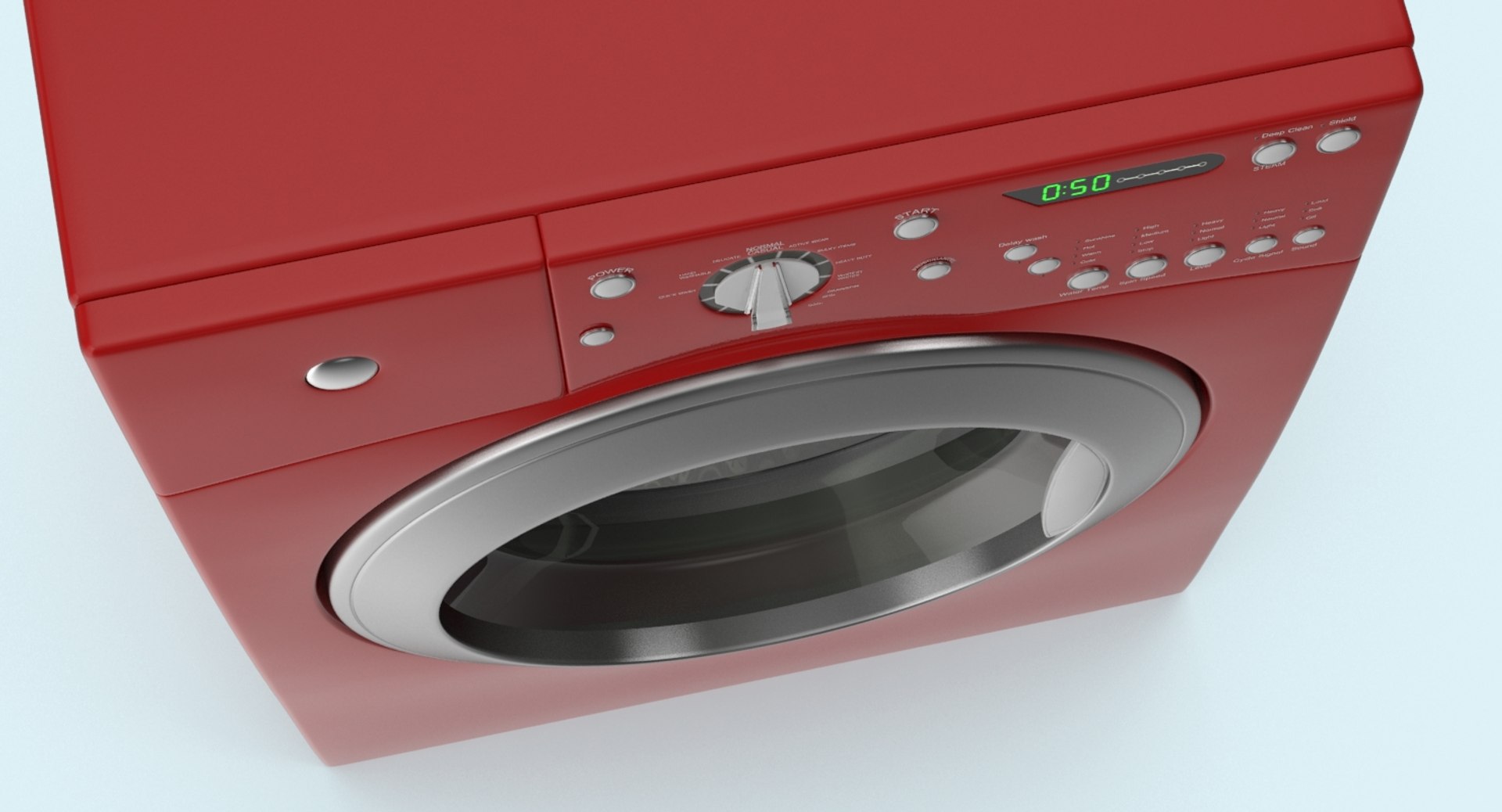 max front-loading-washer---red-front-loading-washer