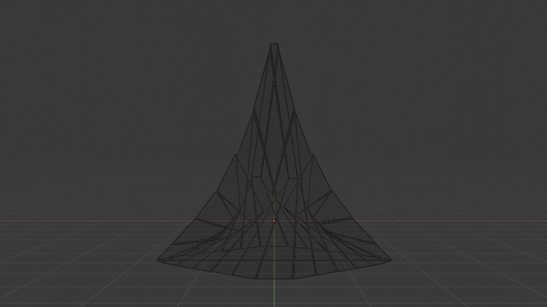 3D artistic decorative peak structure model - TurboSquid 1599651