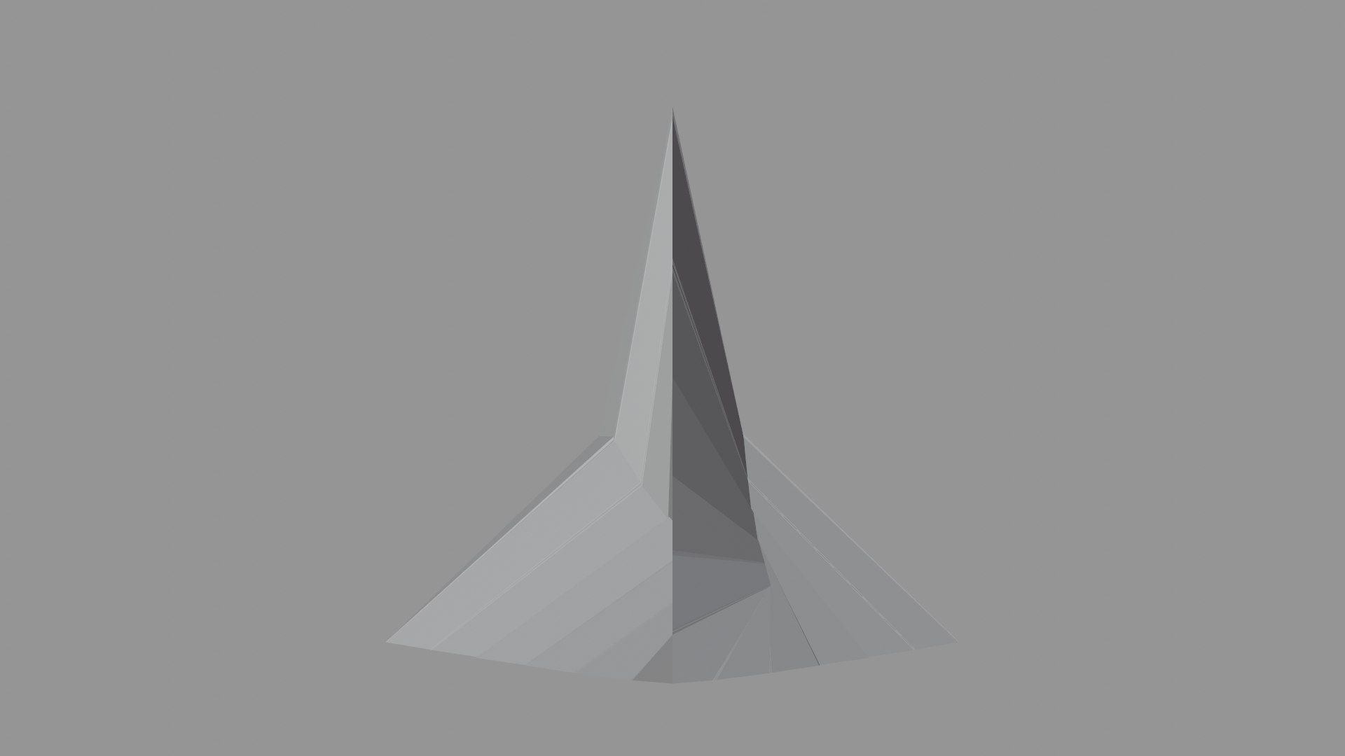 3D artistic decorative peak structure model - TurboSquid 1599651
