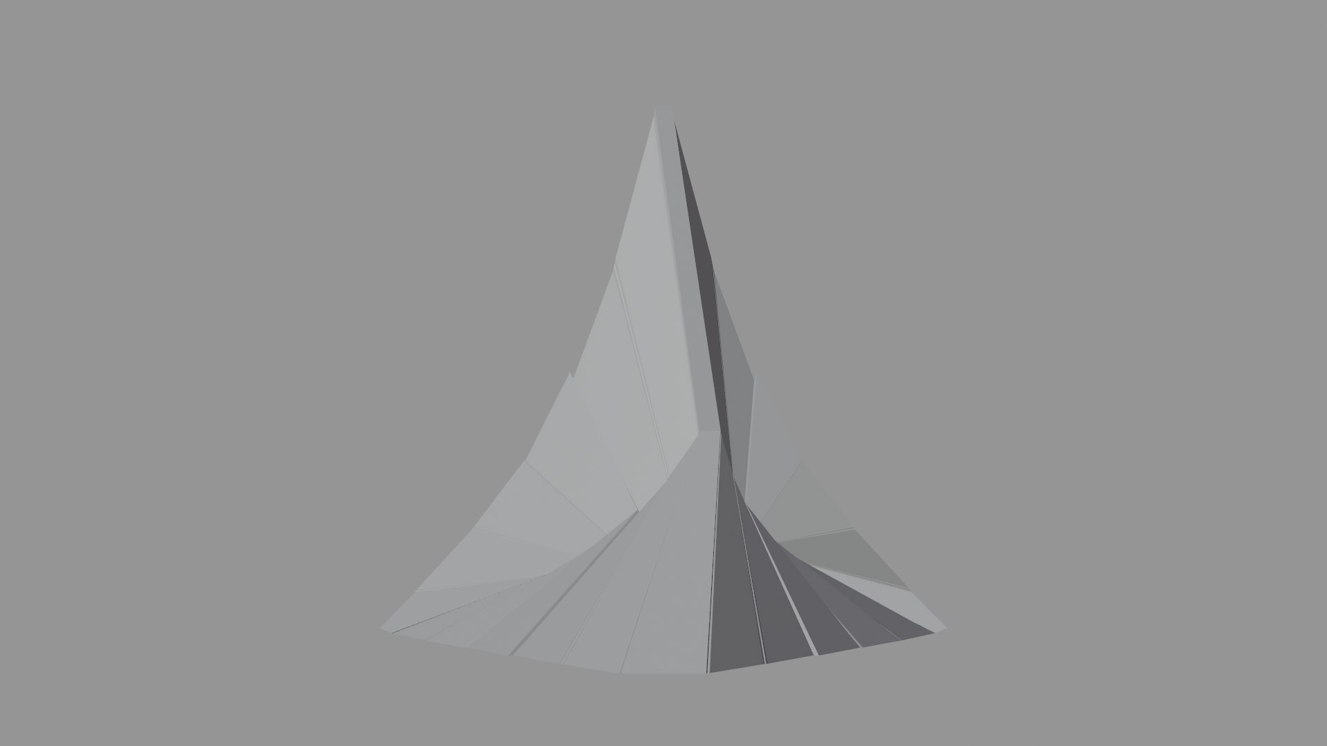 3D artistic decorative peak structure model - TurboSquid 1599651