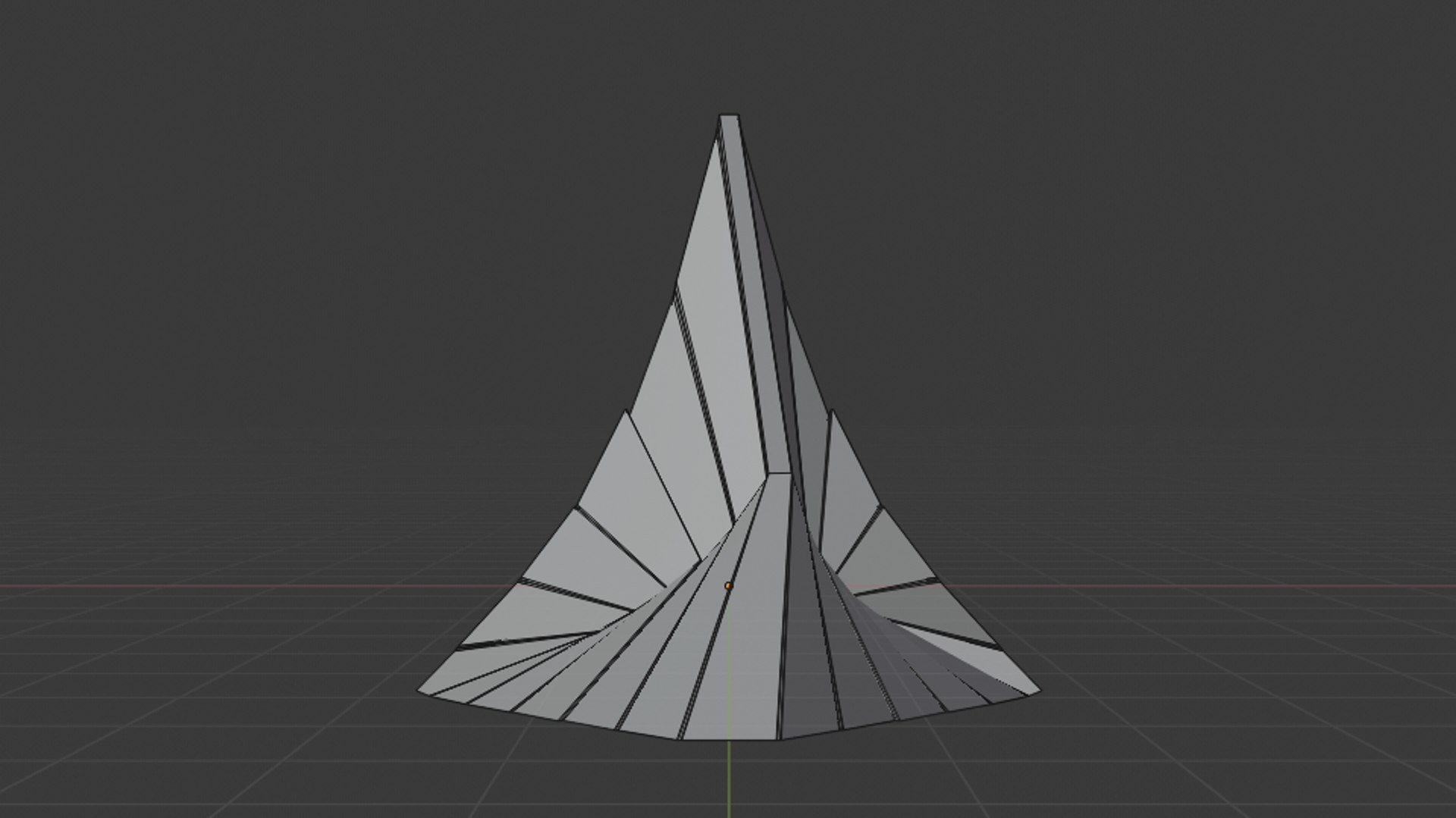 3D artistic decorative peak structure model - TurboSquid 1599651