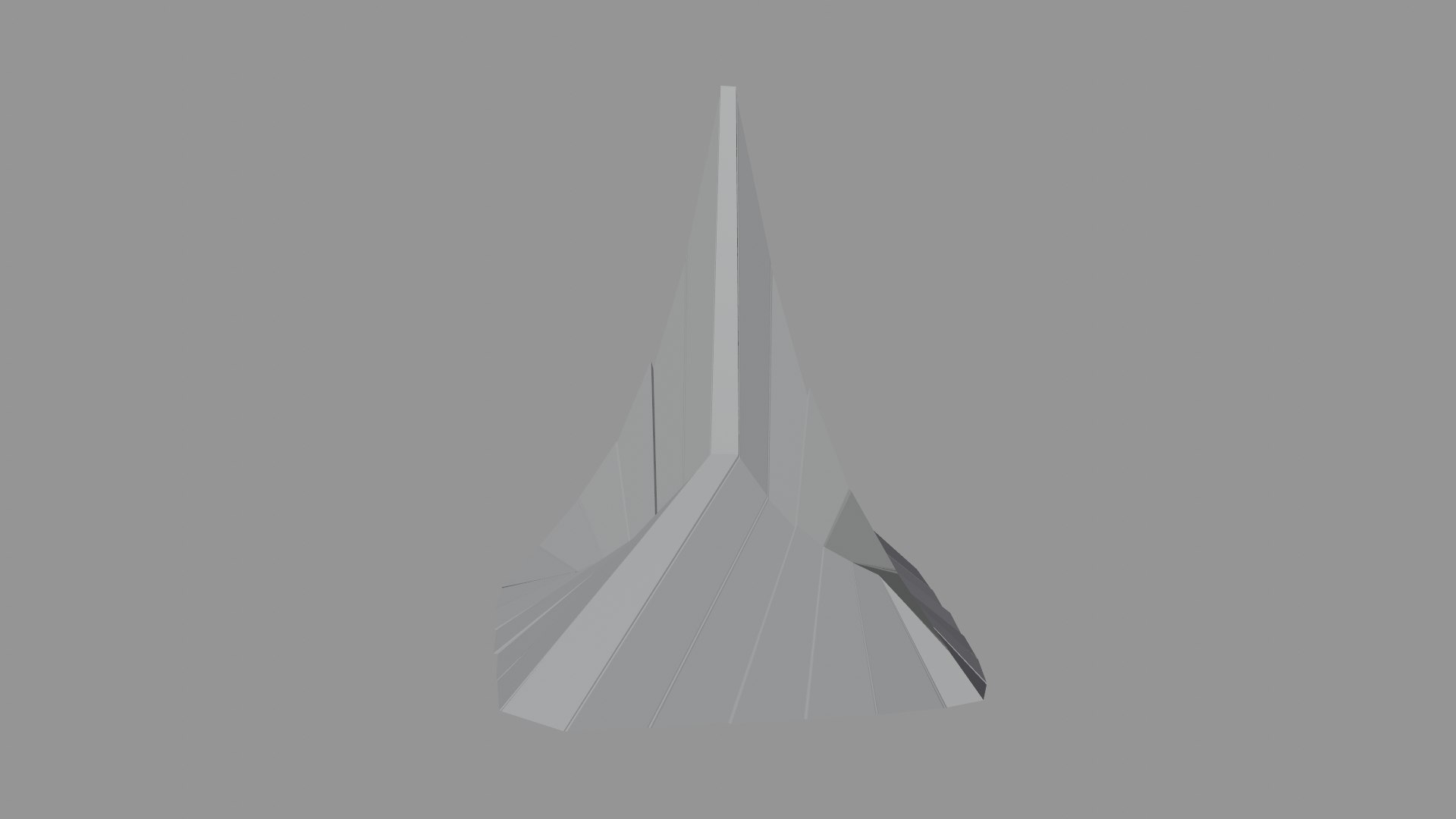 3D artistic decorative peak structure model - TurboSquid 1599651