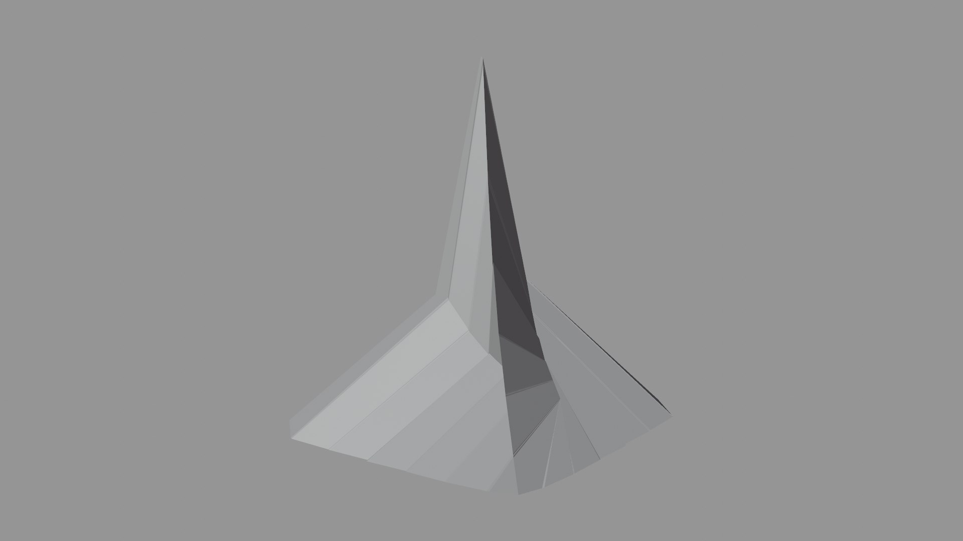 3D artistic decorative peak structure model - TurboSquid 1599651