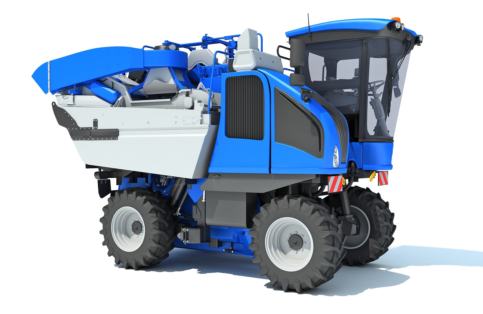 New Holland Grape Harvester 3D Model - TurboSquid 2008033
