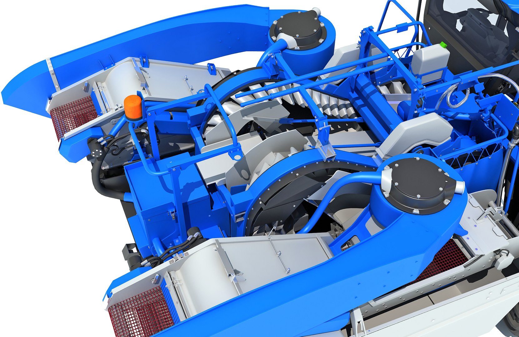 New Holland Grape Harvester 3D Model - TurboSquid 2008033
