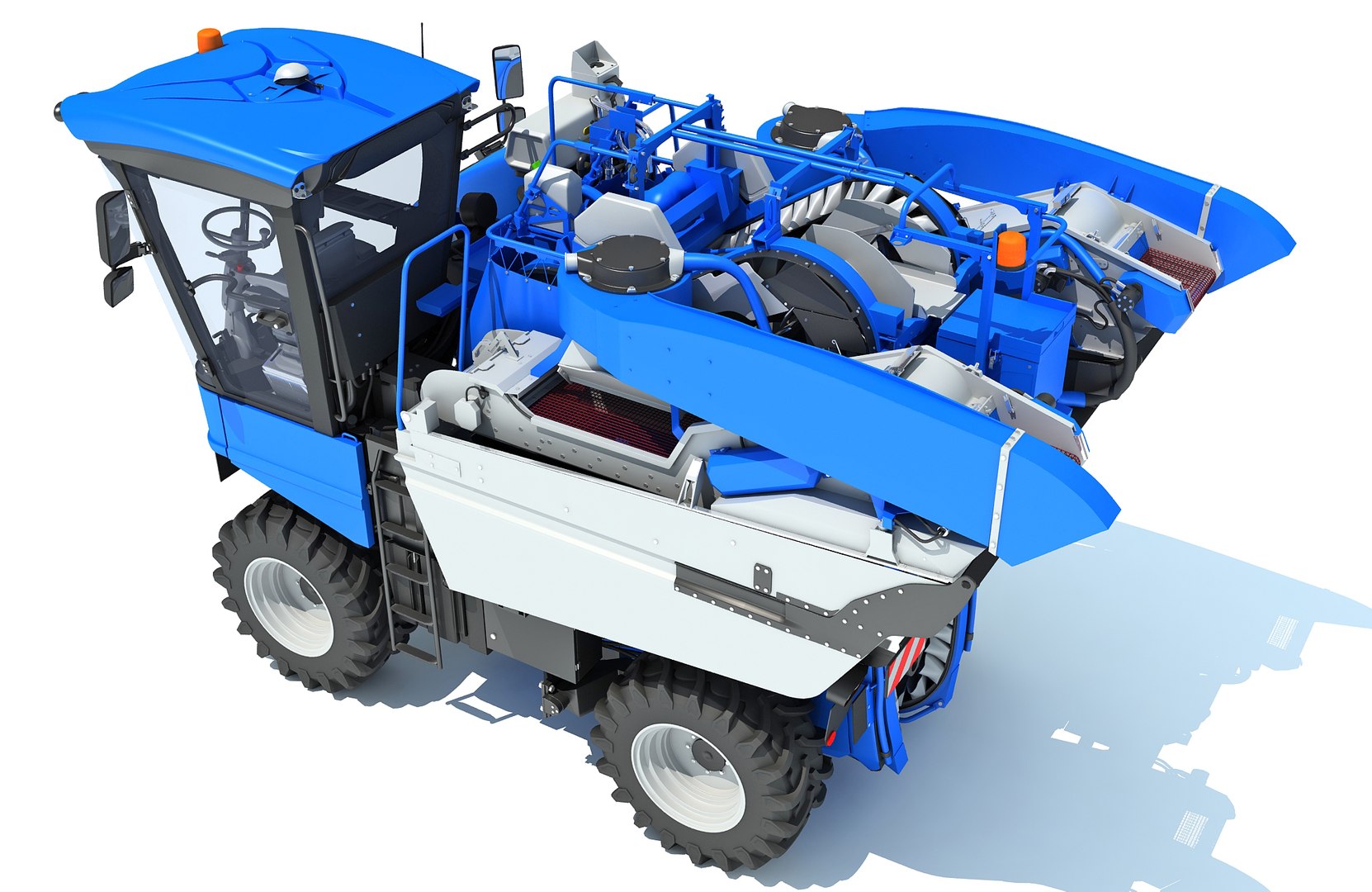 New Holland Grape Harvester 3D Model - TurboSquid 2008033