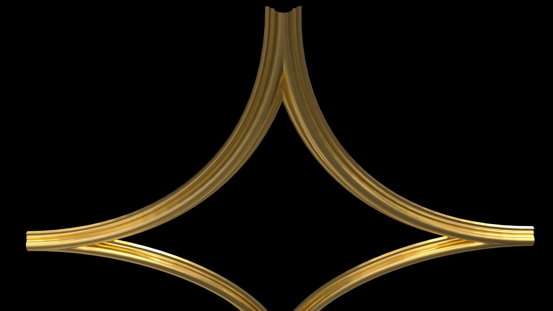 Plaster Decorative Bow DS454 3D Model - TurboSquid 2374615