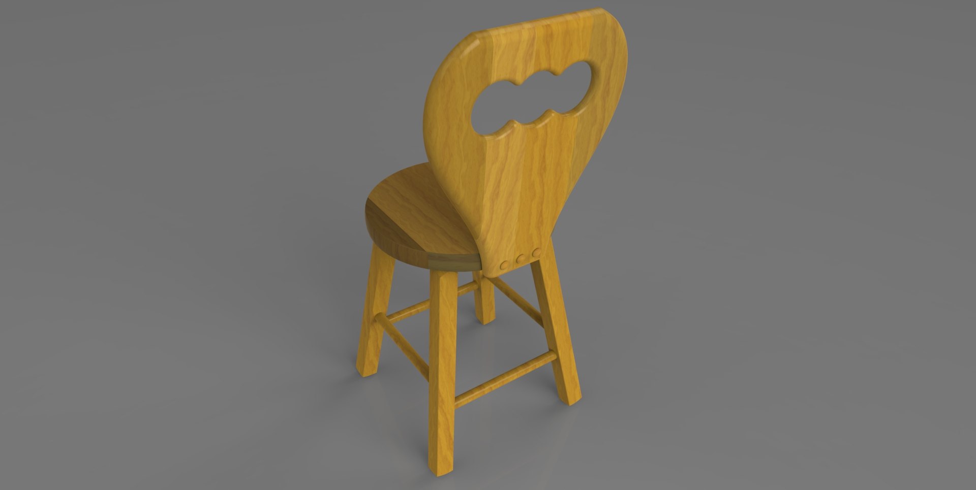 3d 3ds Kitchen Stools