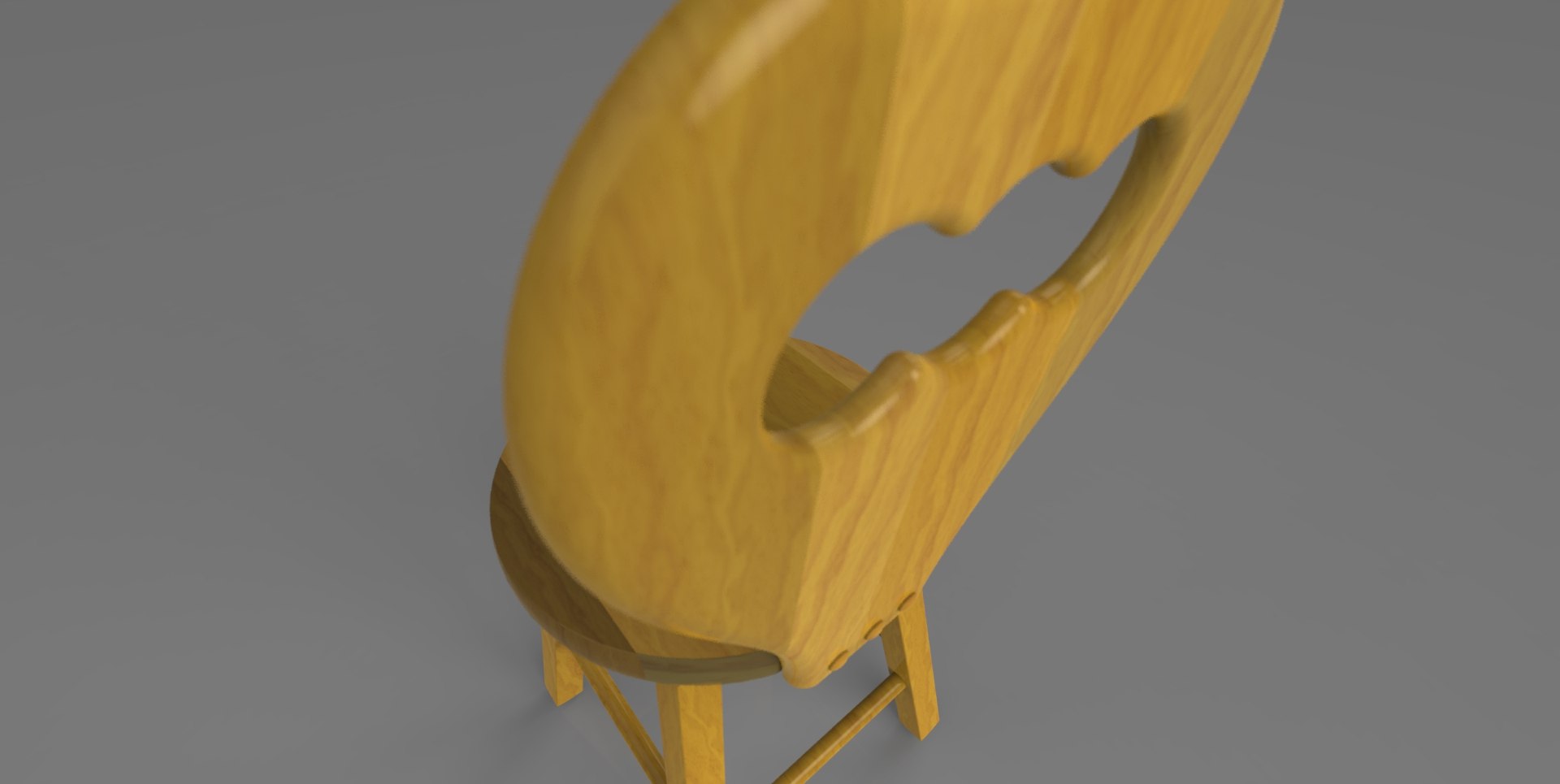 3d 3ds Kitchen Stools