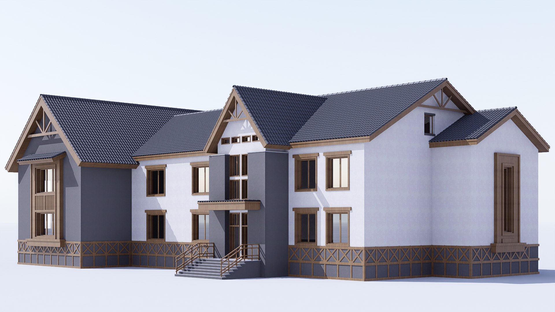 Village Building 4 3D Model - TurboSquid 2263766