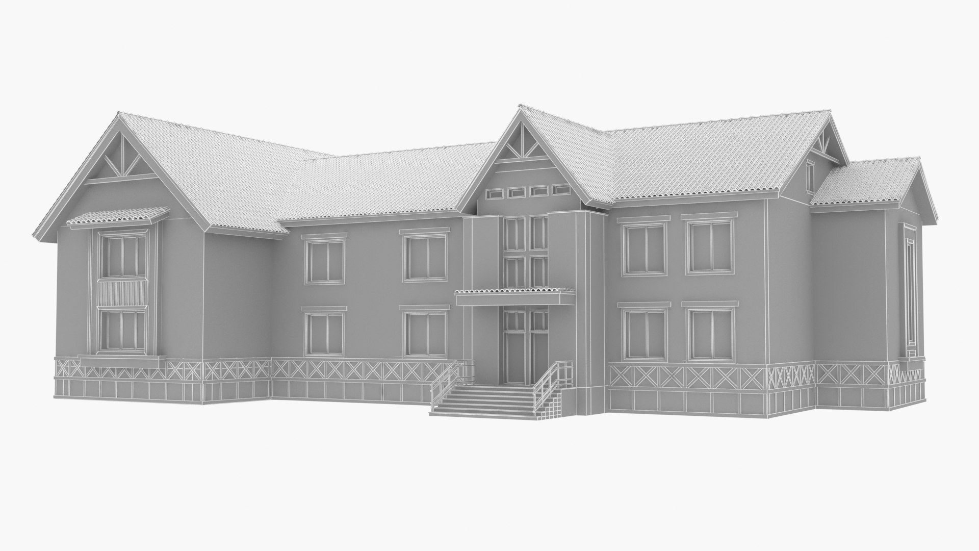 Village Building 4 3D Model - TurboSquid 2263766
