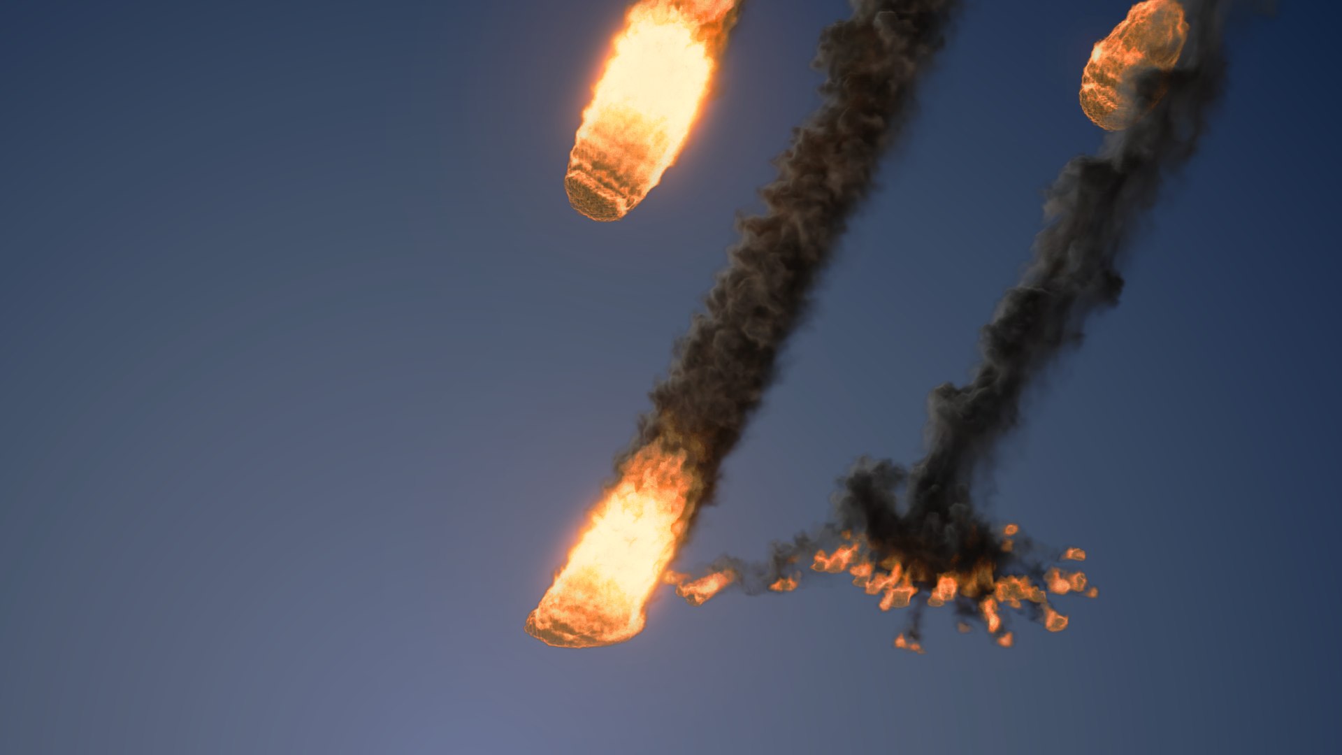 Meteor Strike 3D Model - TurboSquid 1459279