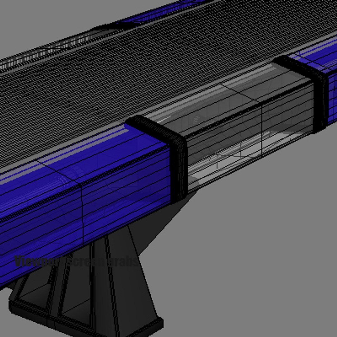Police Light Bar 3d Model