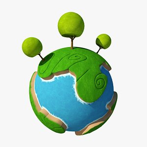 Cartoon Planet 3D Models for Download | TurboSquid