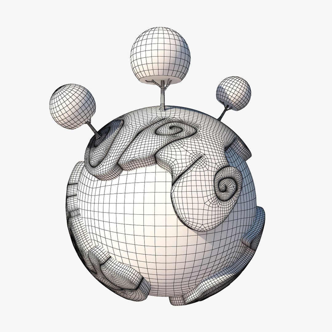 3d Model Cartoon Planet