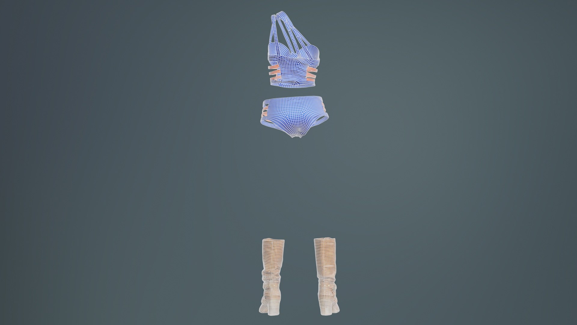 Strap Suit Remastered Model - TurboSquid 2361289