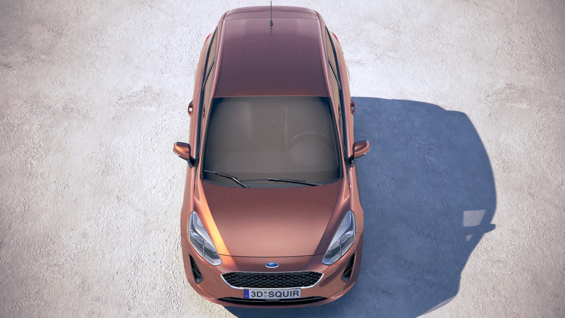 3D Fiesta Style 3-door - TurboSquid 1226582