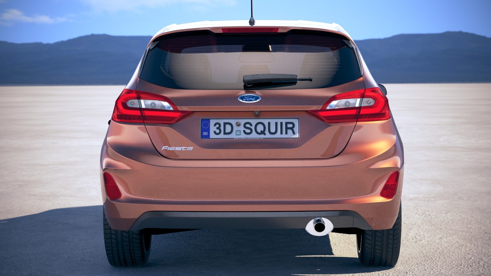 3D Fiesta Style 3-door - TurboSquid 1226582