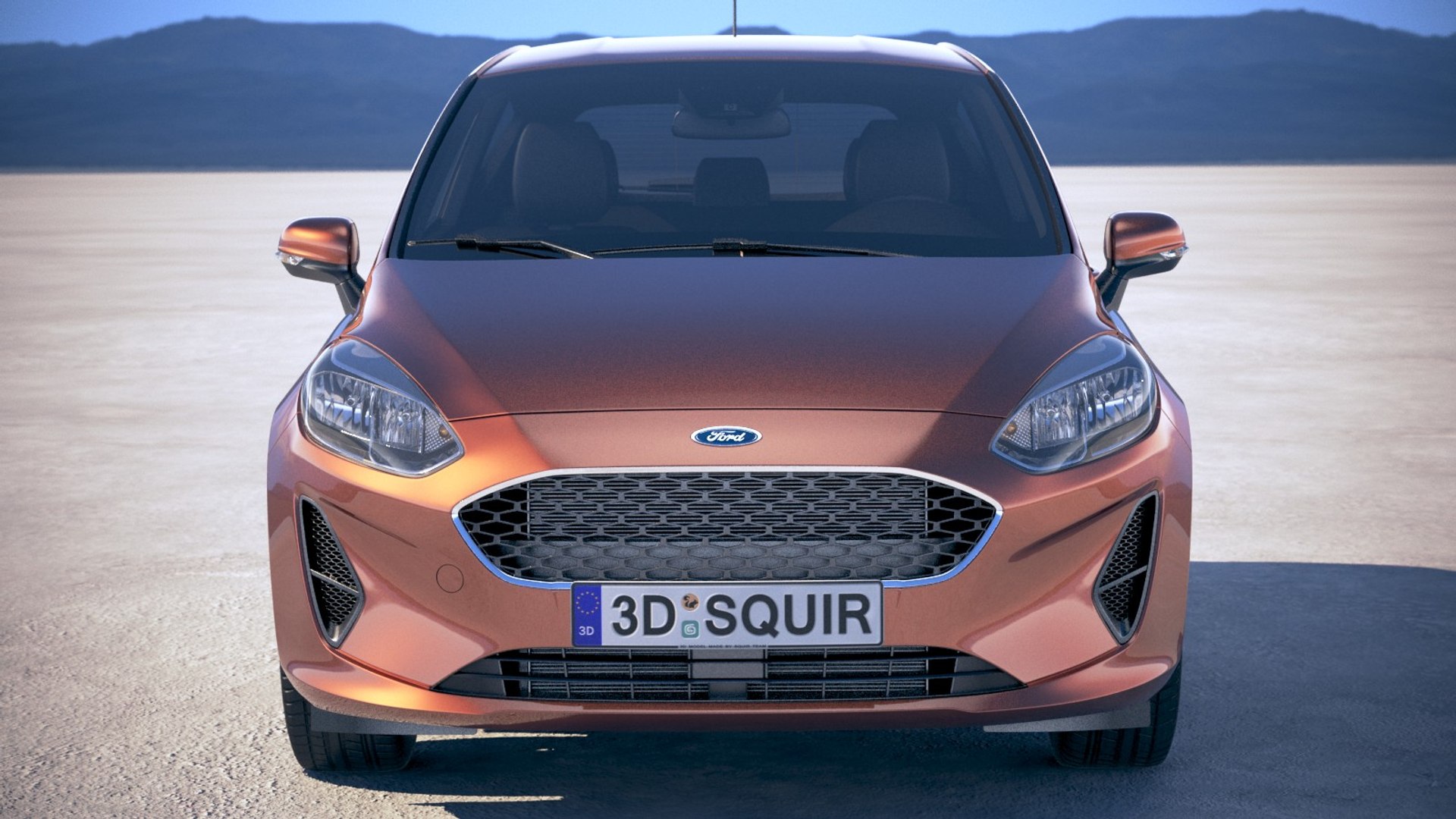 3D Fiesta Style 3-door - TurboSquid 1226582