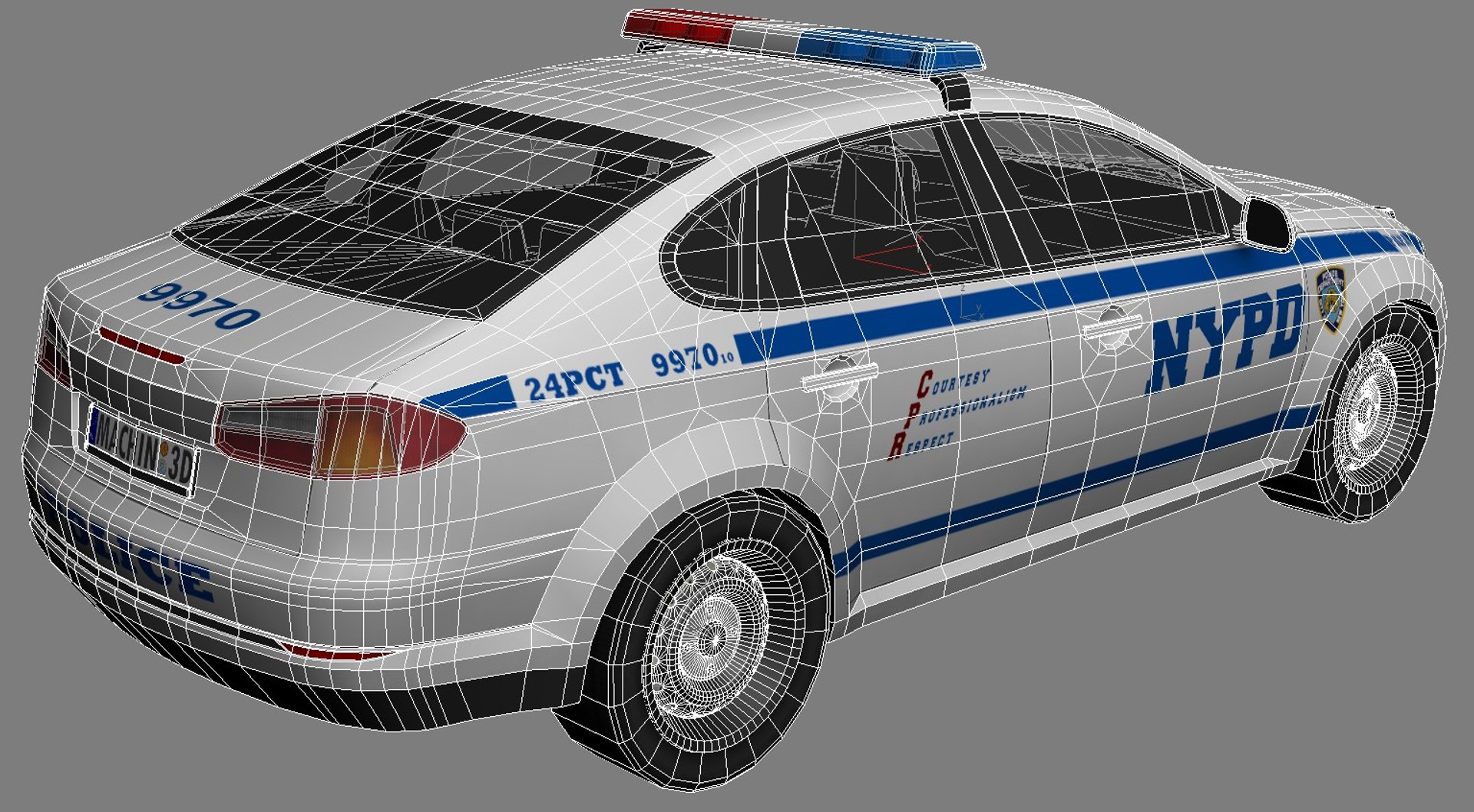 3d Generic Nypd Police