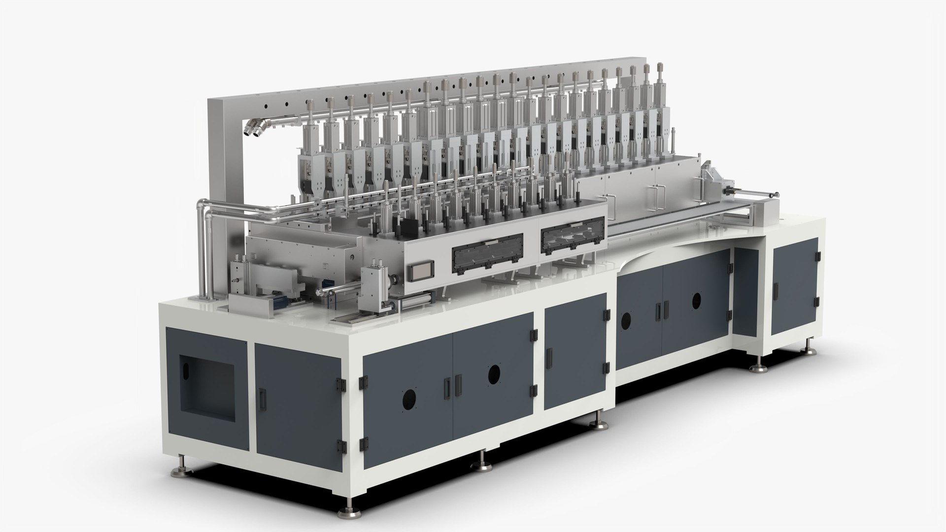 3D Automatic Glass Heat Absorption Forming Machine Model - TurboSquid ...