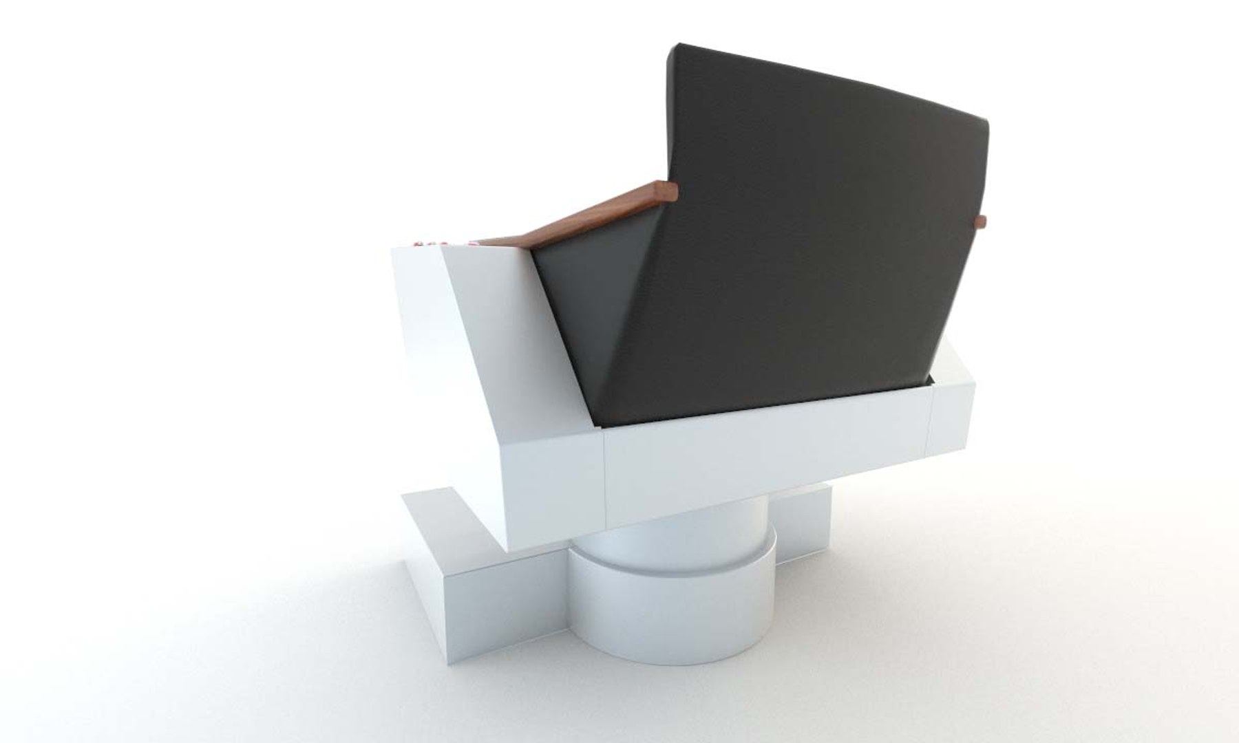 Star Captain Chair 3d Model