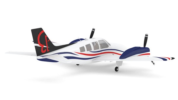 3D Beechcraft Baron G58 model - TurboSquid 1901179