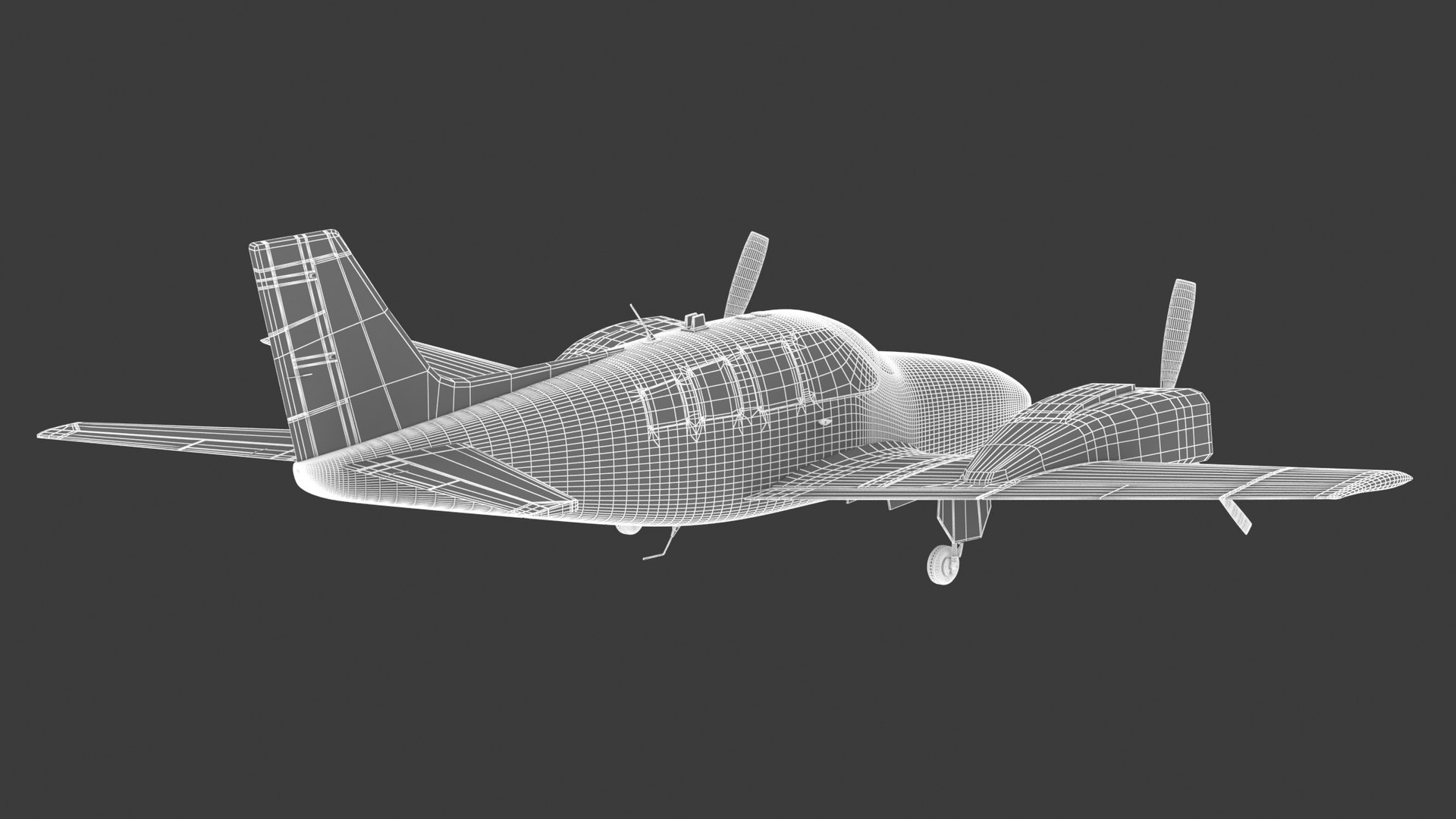 3D Beechcraft Baron G58 model - TurboSquid 1901179