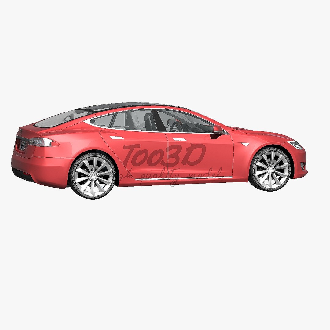 Tesla S 3d C4d