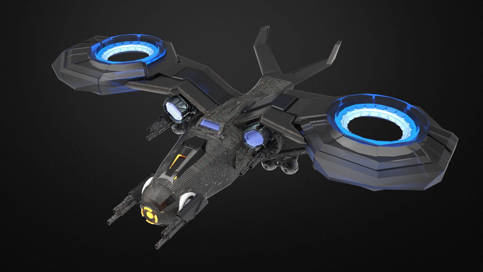 3D Dragon Spaceship JET Model - TurboSquid 1731225