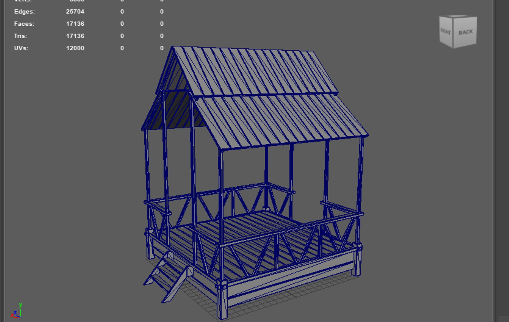 Wooden Terrace 3D Model 3D Model - TurboSquid 2395755