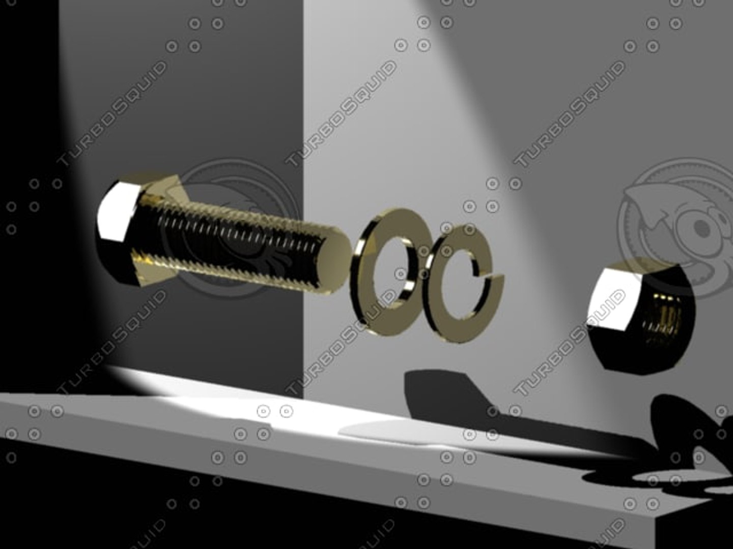 Bolt Washers Nut Dwg