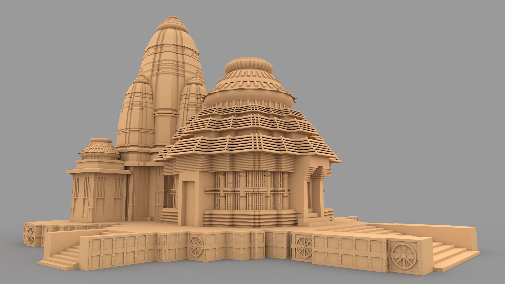 3D Konark Sun Temple Model - TurboSquid 1938974