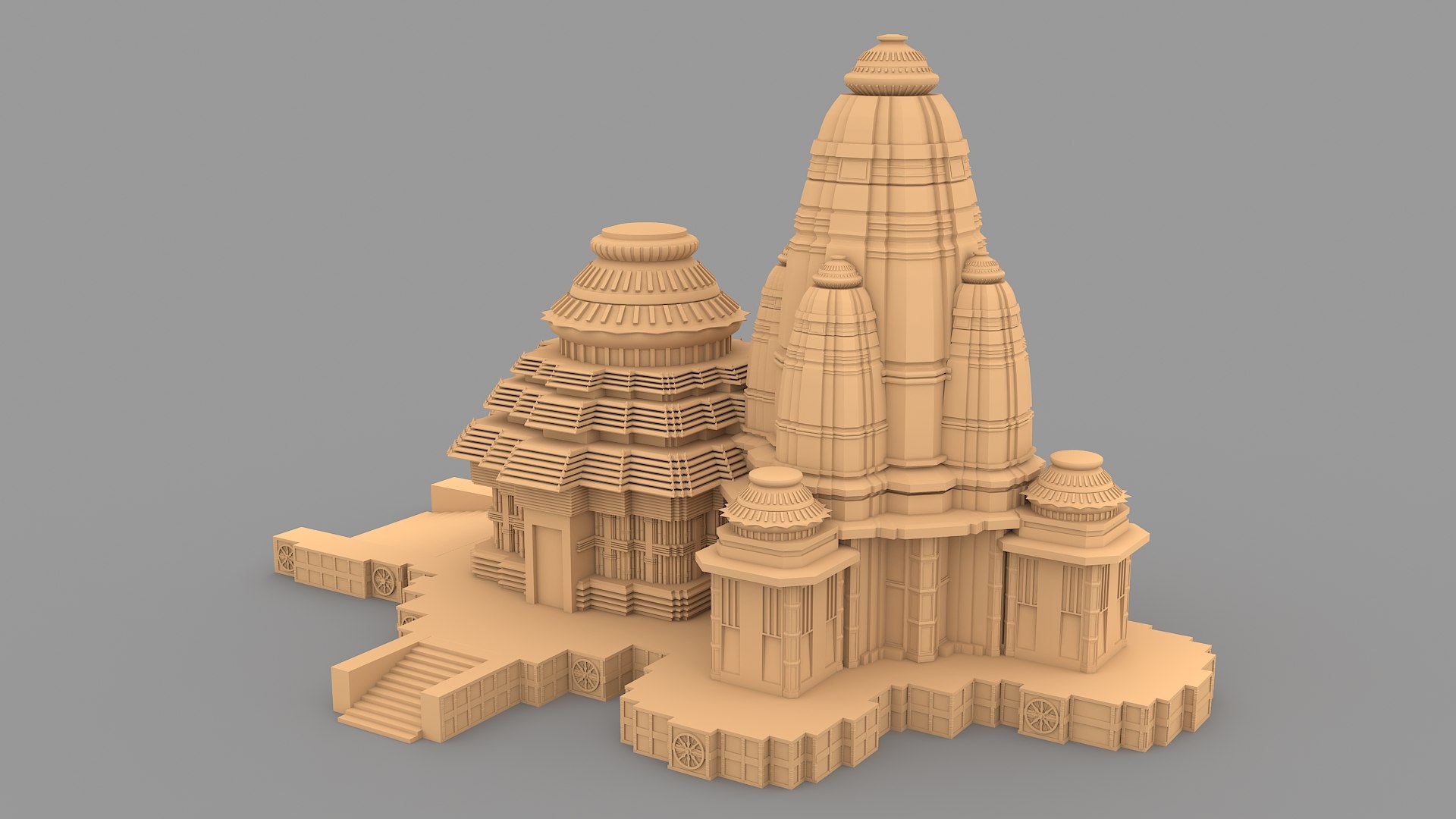 3D Konark Sun Temple Model - TurboSquid 1938974