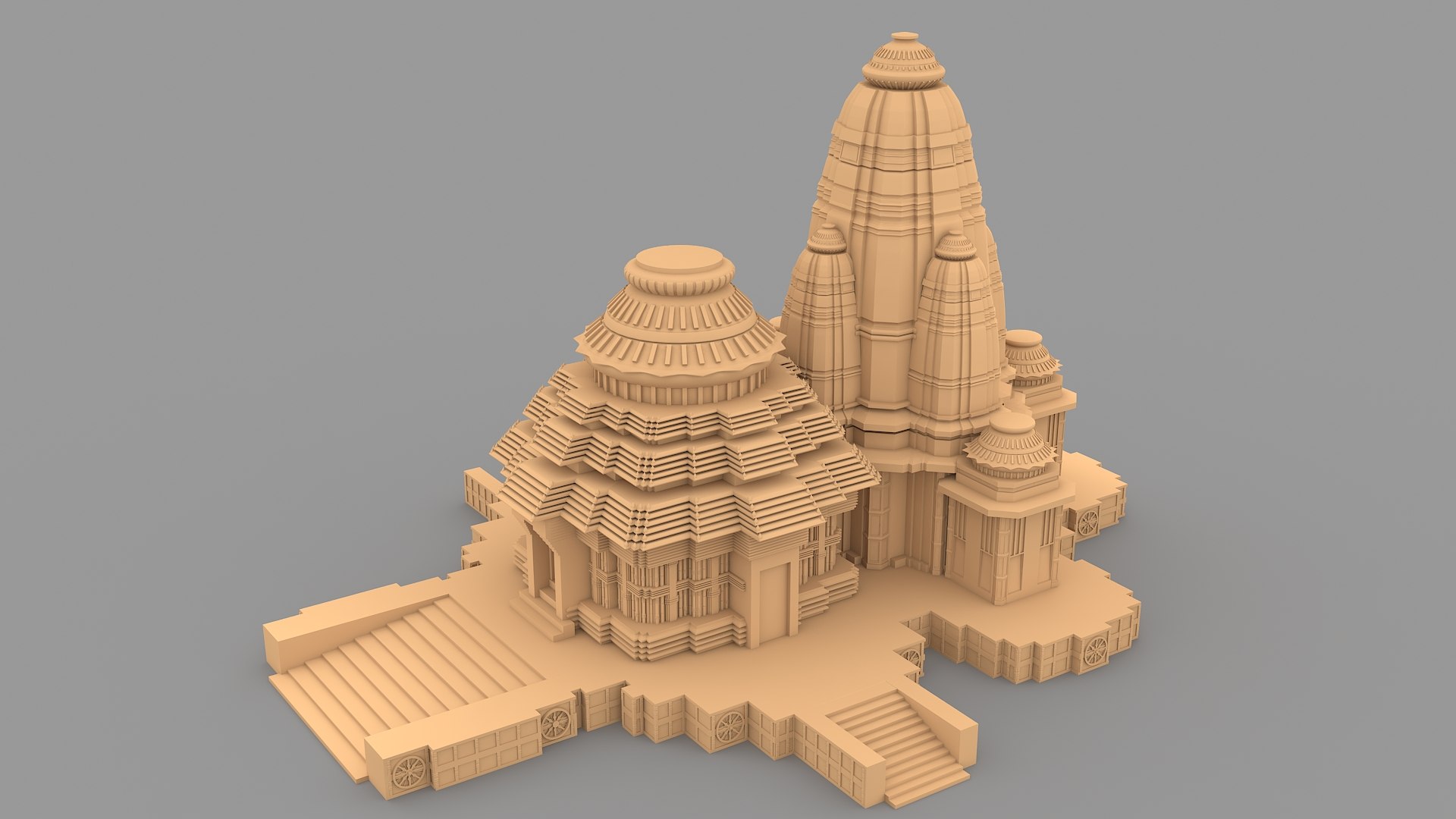 3D Konark Sun Temple Model - TurboSquid 1938974