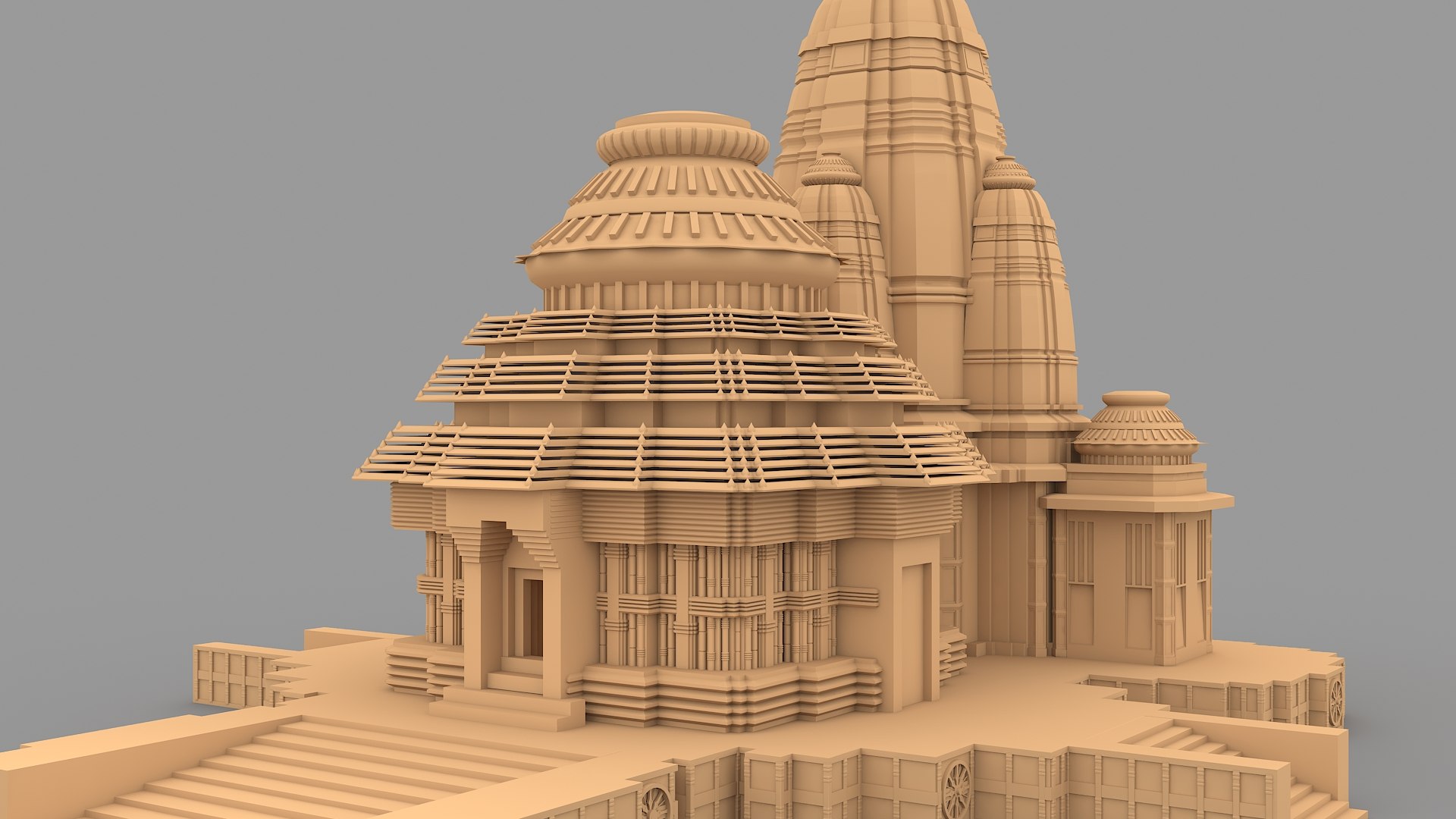 3D Konark Sun Temple Model - TurboSquid 1938974