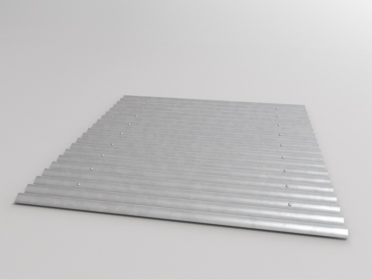 3d model metal roof sheet