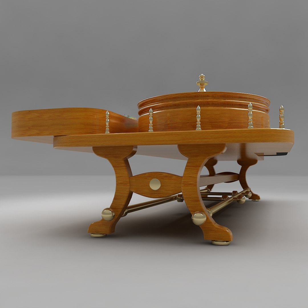 3d Model Roulette Table American European