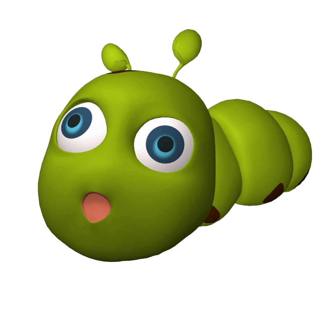 3D Worm Rigged - TurboSquid 1657008