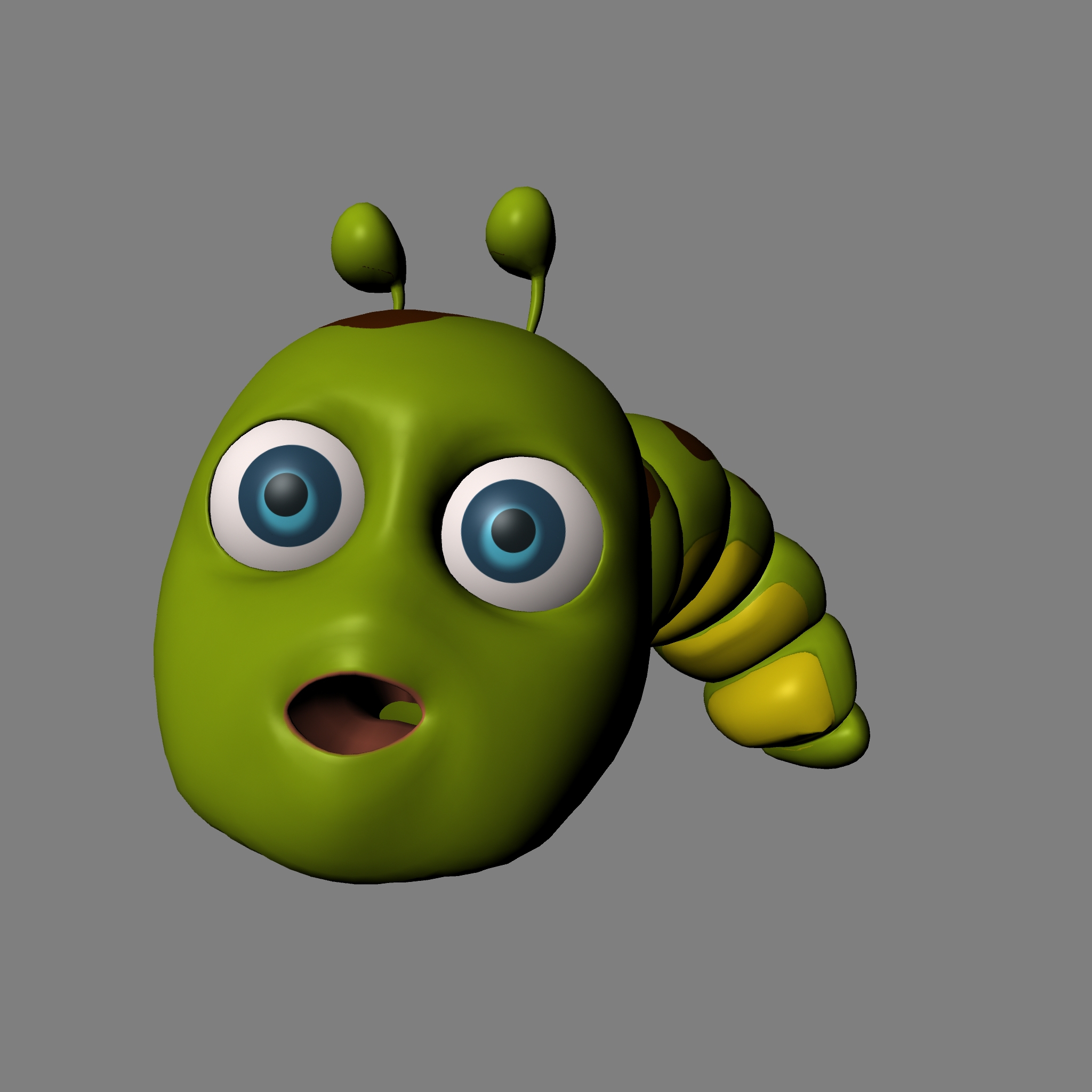 3D worm rigged - TurboSquid 1657008