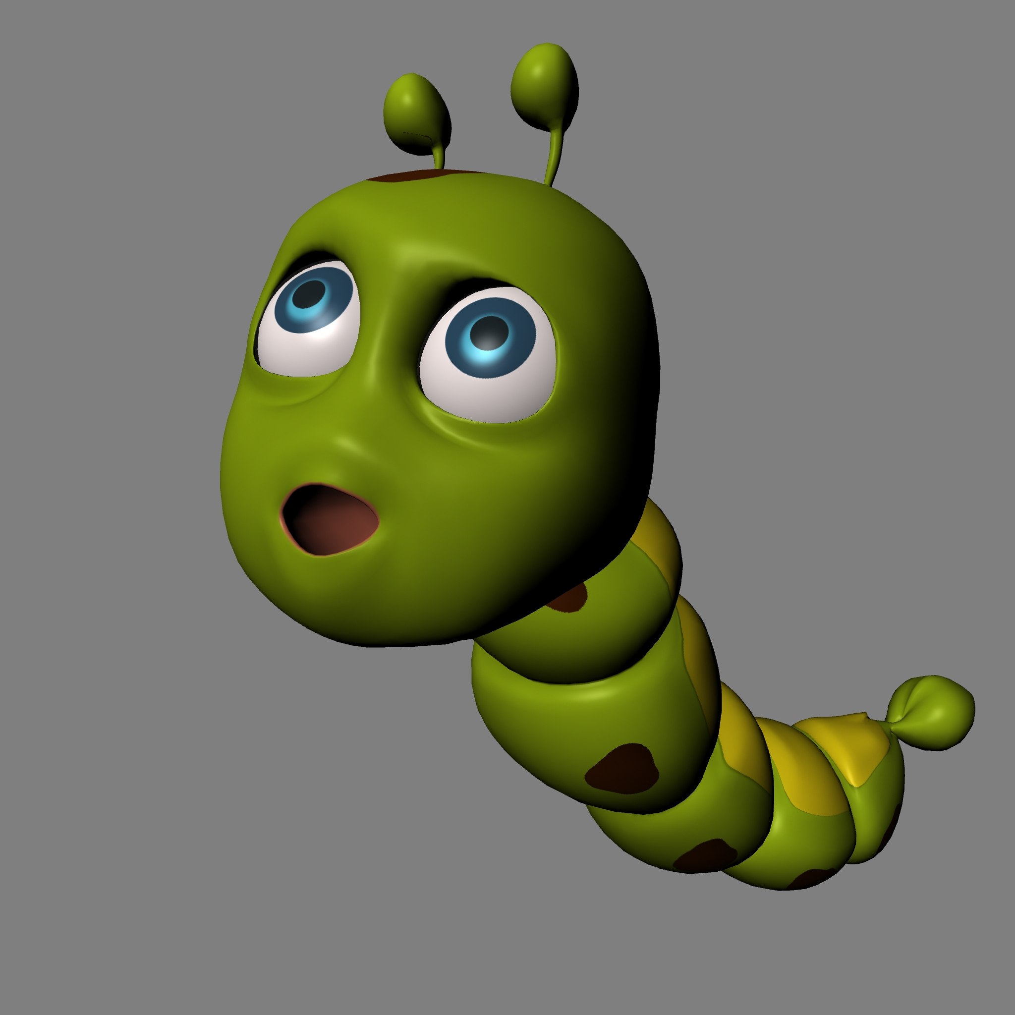 3D worm rigged - TurboSquid 1657008