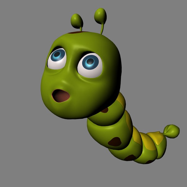3D worm rigged - TurboSquid 1657008