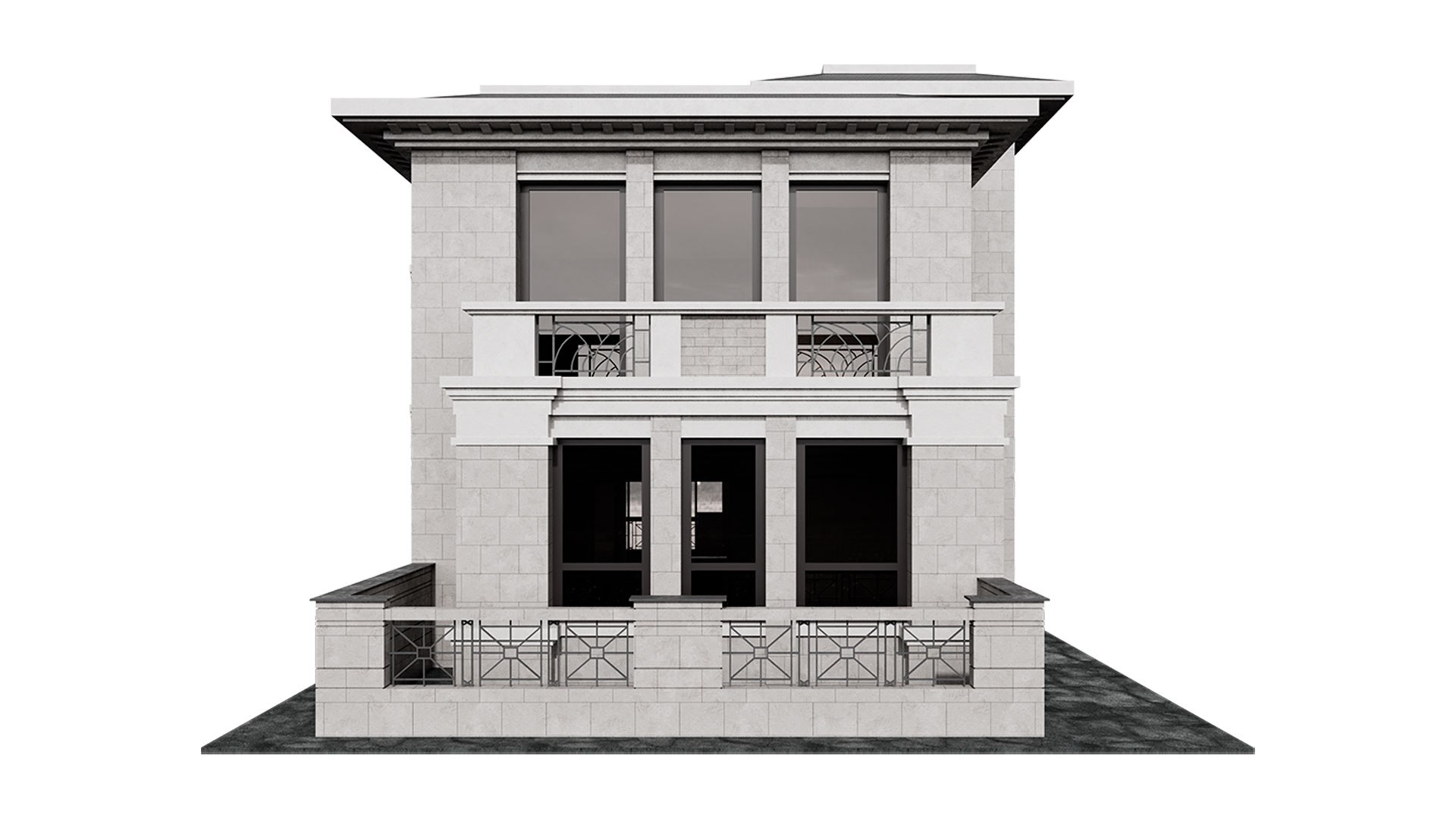 Villa Block 02 3D - TurboSquid 1856029